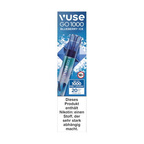 Kaufen Sie Vuse Go 1000 Blueberry Ice | VapeGlobe