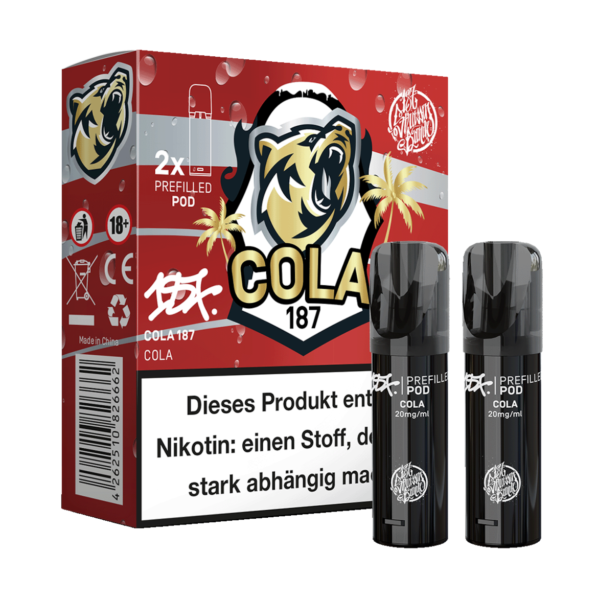 187 Strassenbande Cola 187 2er Pod | 5,45€ | Gratis Versand