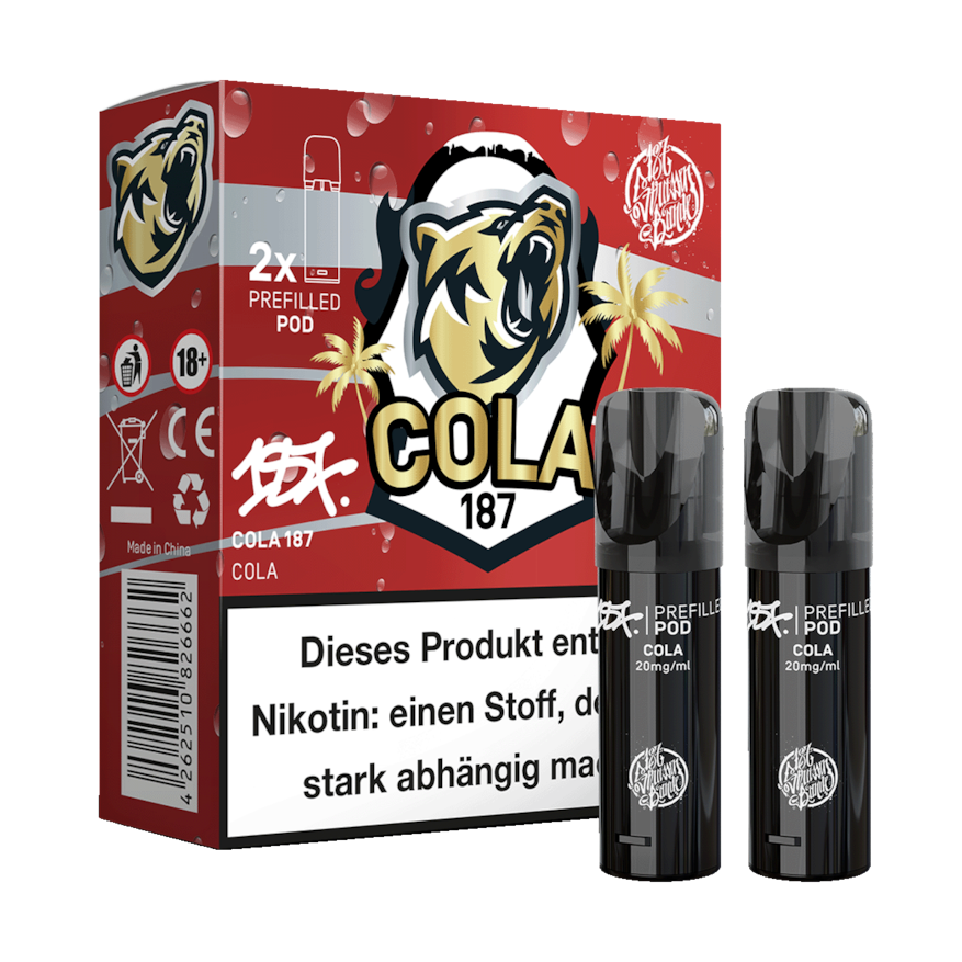 187 Strassenbande Cola 187 2er Pod | 5,45€ | Gratis Versand